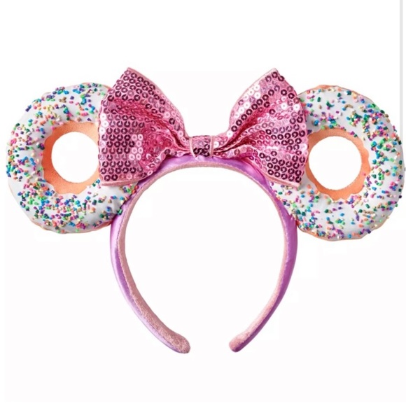 Disney | Accessories | New Sprinkle Donut Minniemickey Mouse Ears ...